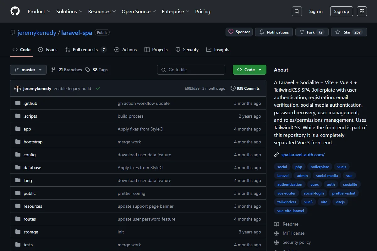 Laravel Spa: Laravel Vue SPA: Modern Authentication & Admin Boilerplate ...